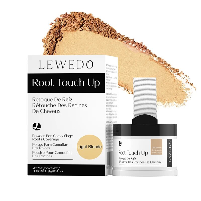 Пудра Для Волос LEWEDO, 4 Г, Черная, Для Маскировки Корней, Натуральная, Мгновенная, Водостойкая, Консилер Для Волос