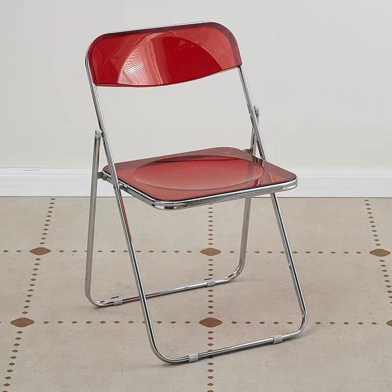 Стул складной со спинкой Forma Compact черный офисный / Металлический банкетный / Пластиковый для кухни