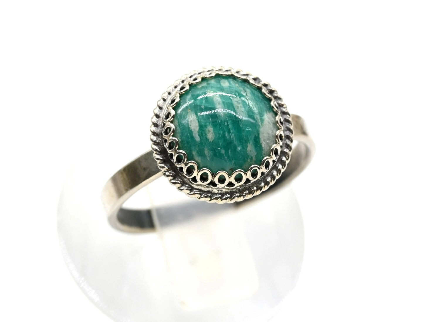 Кольцо, амазонит