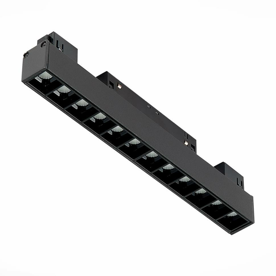 ST LUCE ST361.436.12 Магнитный трековый светильник Черный LED 1*12W 3000K 1 009Lm Ra>90 36° IP20 L222xW22xH4 SKYLINE 48