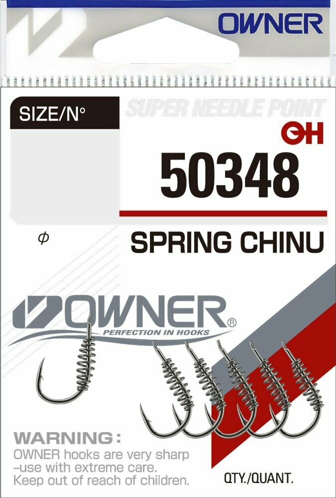 OWNER Крючок Spring Chinu nickel №6 7шт
