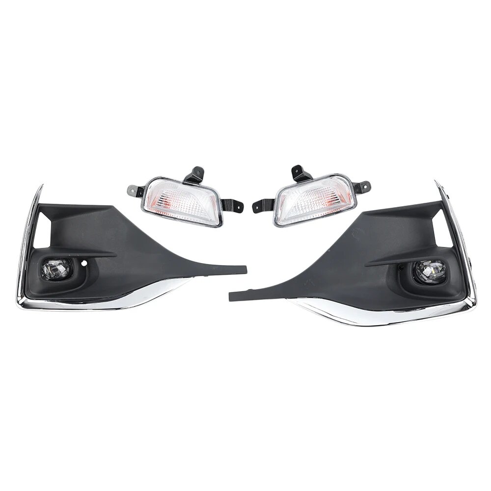 Противотуманные фары с комплектом DRL для Buick Encore GX 2020-2023, передний сигнальный фонарь, светодиодные противотуманные фары, рамка, комплект аксессуаров