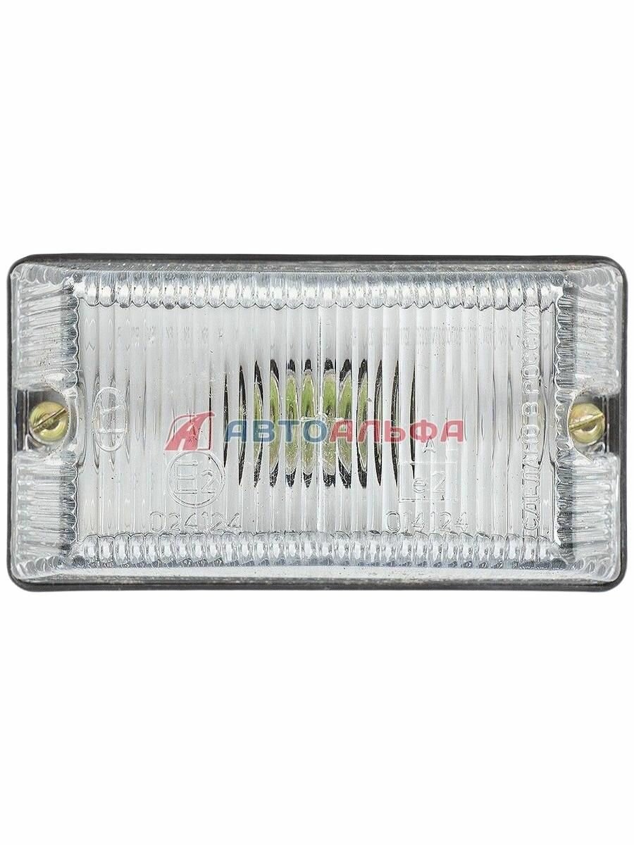 Фонарь габаритный передний 24В белый МАЗ, ПАЗ, кавз