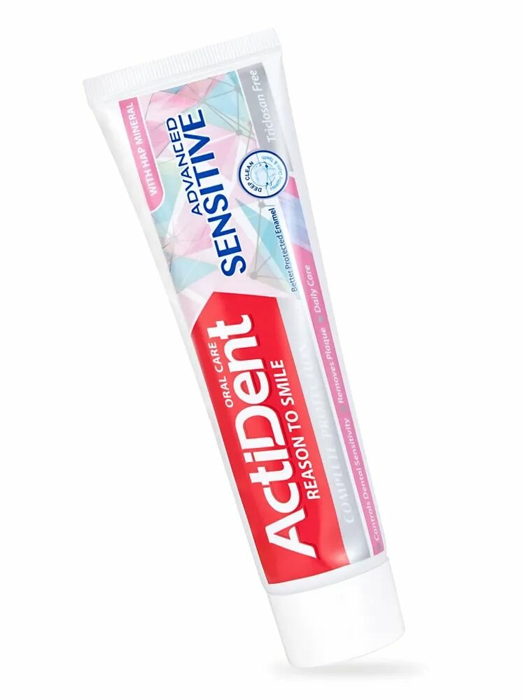 Active Actident Зубная паста Для чувствительных зубов и десен, 130 г