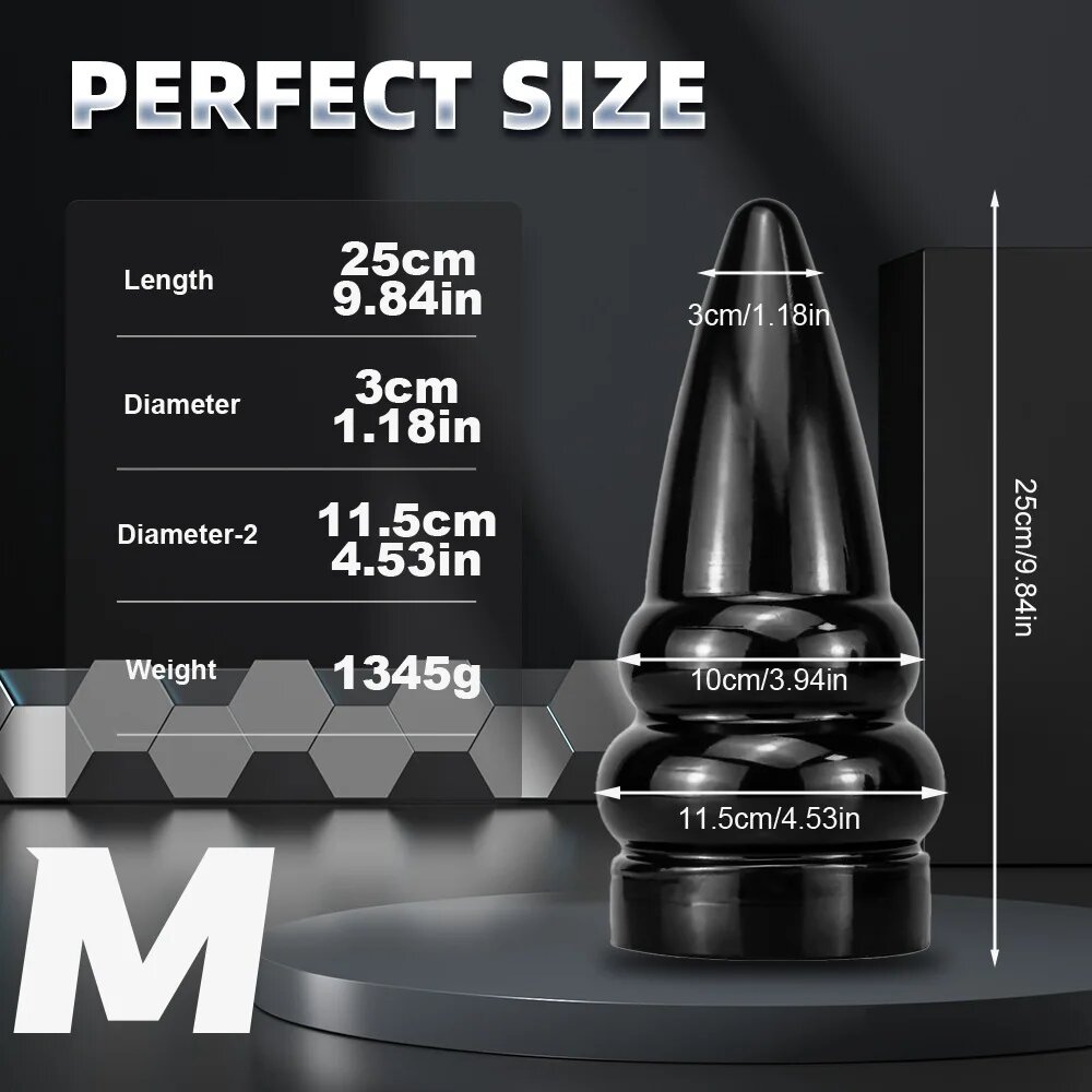 Игрушки для взрослых шарики Большой анальный дилататор 3 размера Xxl, Женская Анальная пробка для M