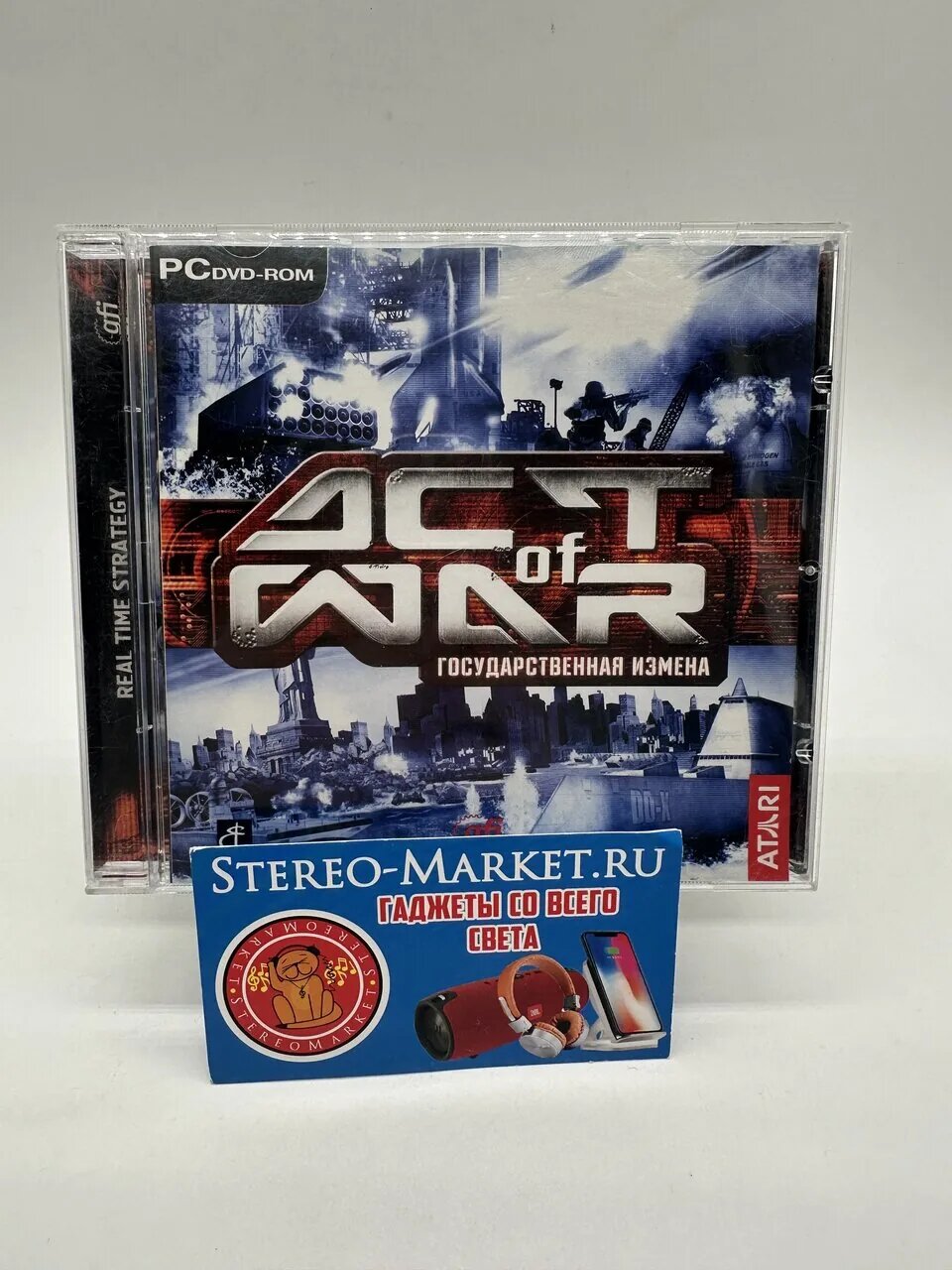 Диск с игрой Act of War государственная измена (русская версия) для пк лицензия