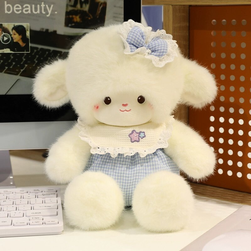 Плюшевая игрушка-овечка Nasal Bear Milk Fleece, бегущая овечка, детская подушка для сна, подарок для девочек Стиль