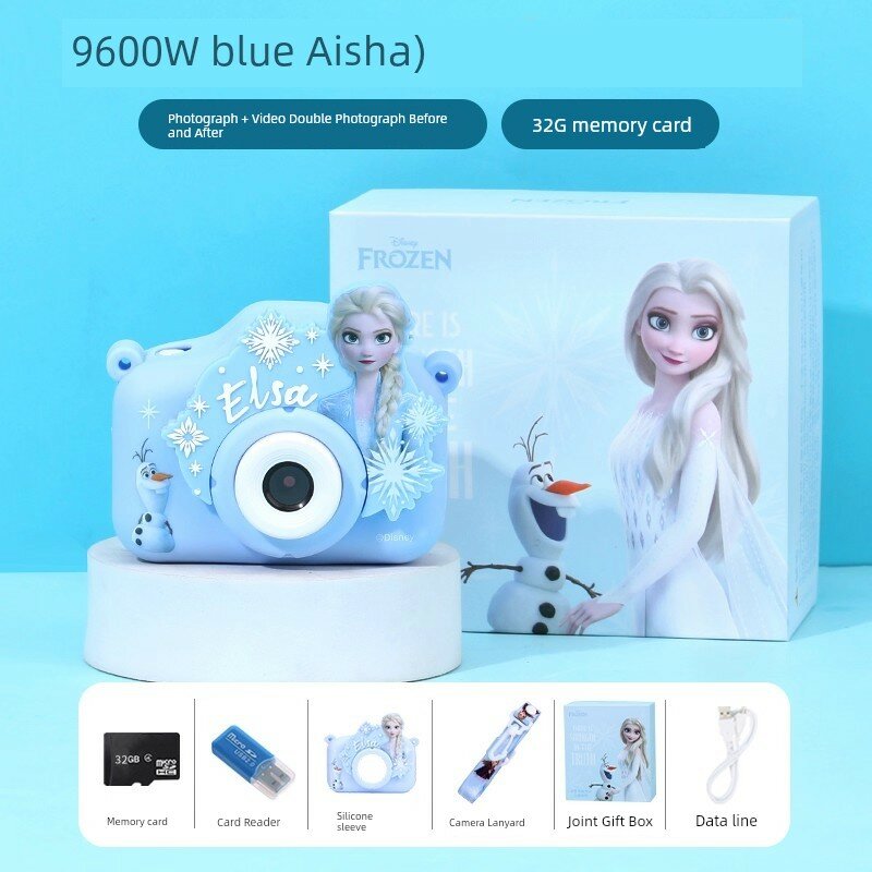 Детская цифровая камера Disney, с помощью которой можно фотографировать, подарок на день рождения для маленькой