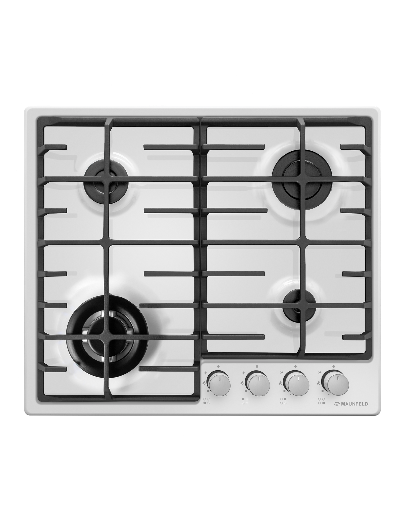 Газовая варочная панель MAUNFELD EGHE.64.63CW/G. WOK-конфорка