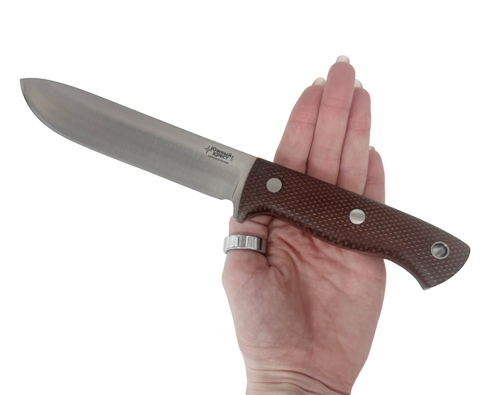 Нож Кедр L, сталь CPR, конв, Микарта койот насечка, 236.1650 Южный Крест