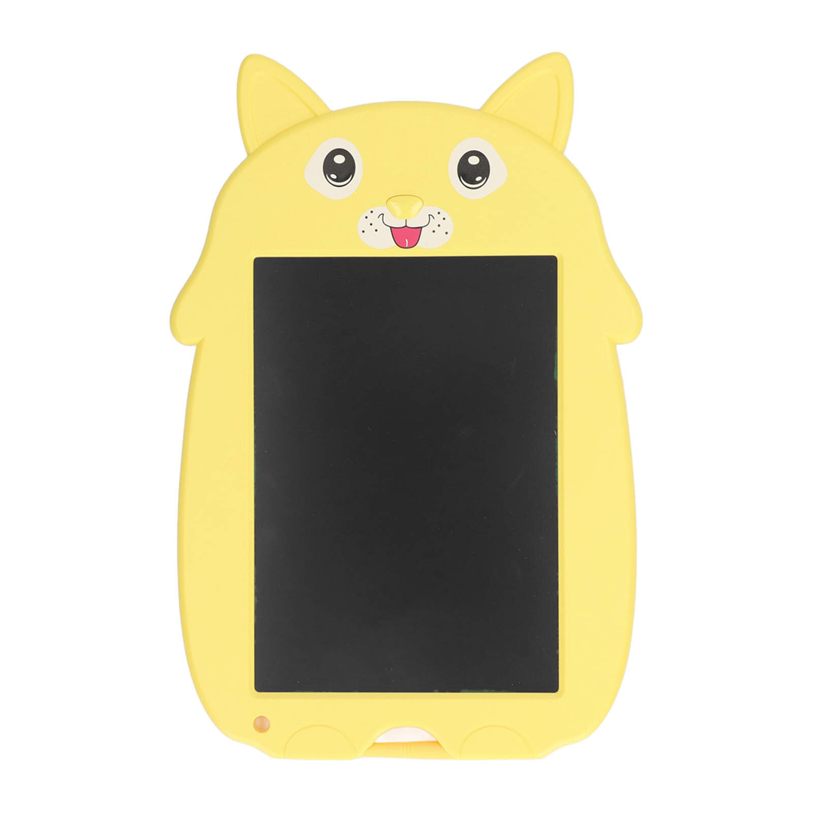 Детский планшет для рисования с экраном, стираемый и многоразовый, форма щенка, яркий LCD для мальчиков и девочек, желтый