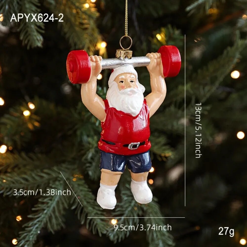 Пластиковые рождественские украшения Navidad