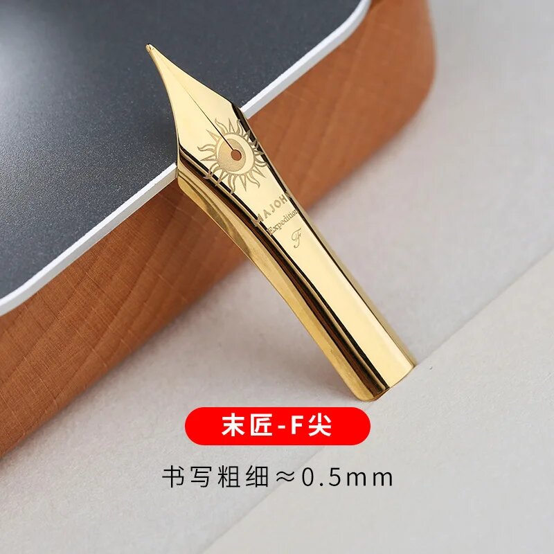 MAJOHN 40, тип 8, позолоченный, серебряный, гладкая поверхность, высокотемпературный класс, ультра большой яркий острый наконечник ручки