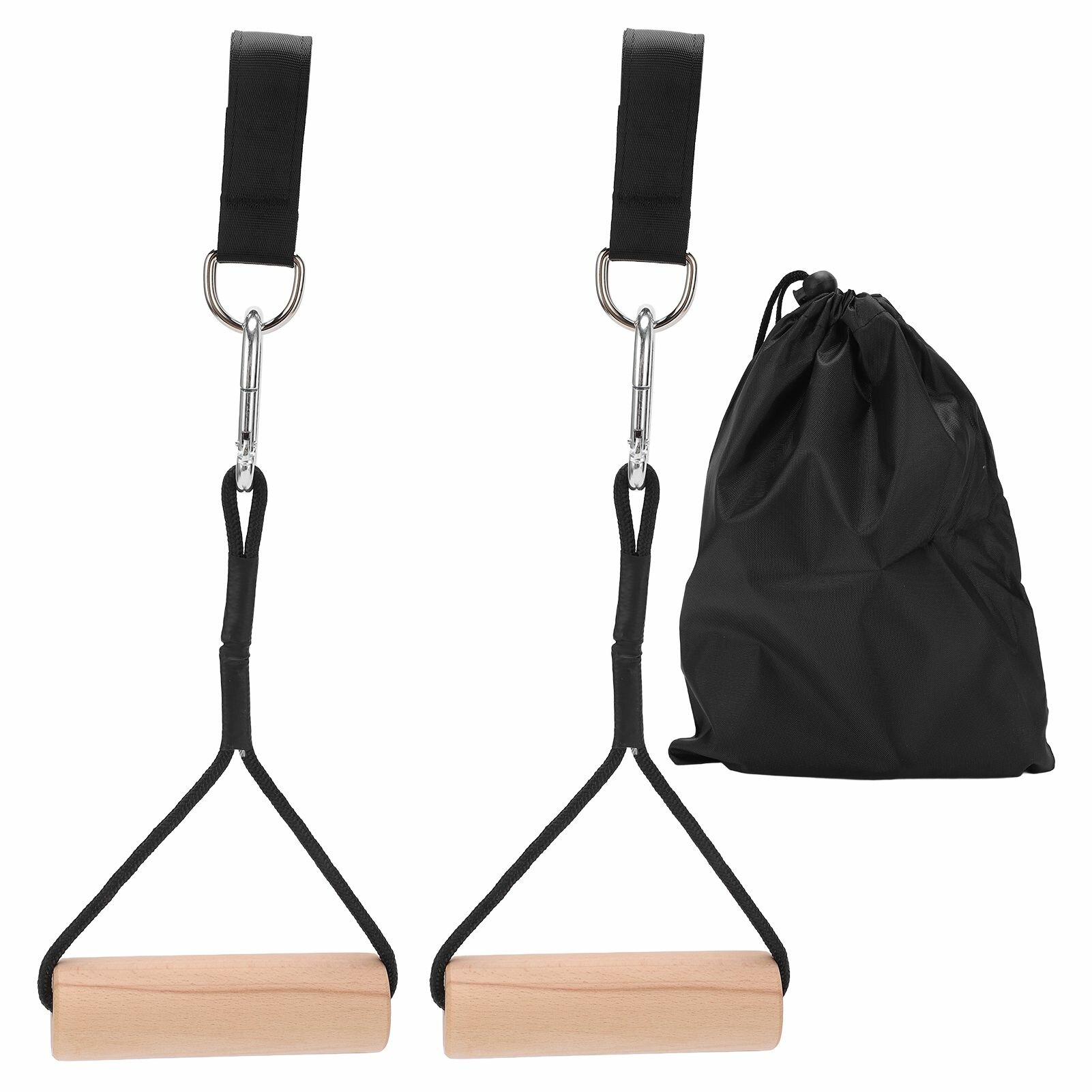 Прочные рукоятки для подтягиваний с деревянными накладками для турника, аксессуары для тренажеров и силовых тренажеров.