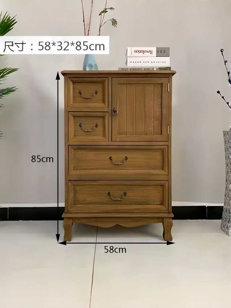 Комод, для дачи, материал: массив дерева/фанера, 58х32х85 см