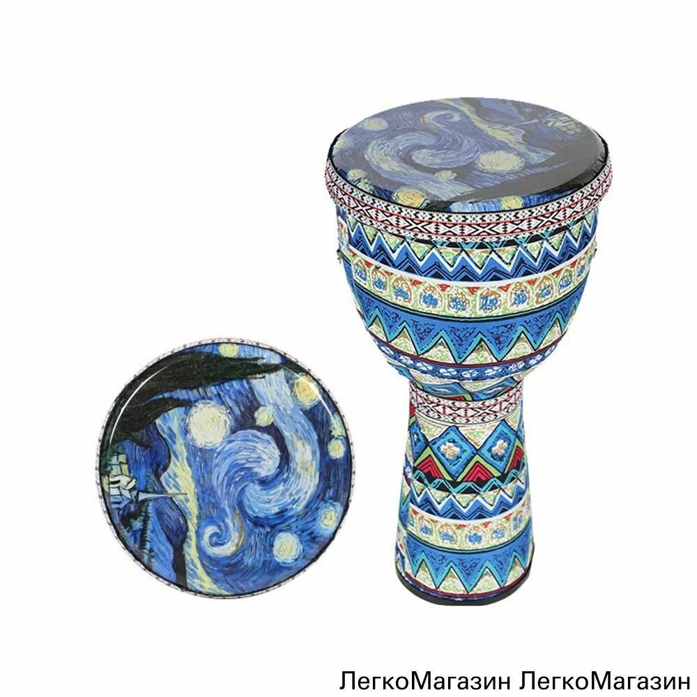 Африканский ручной барабан, 8 дюймов, портативный барабан джембе, ударный инструмент, combuy