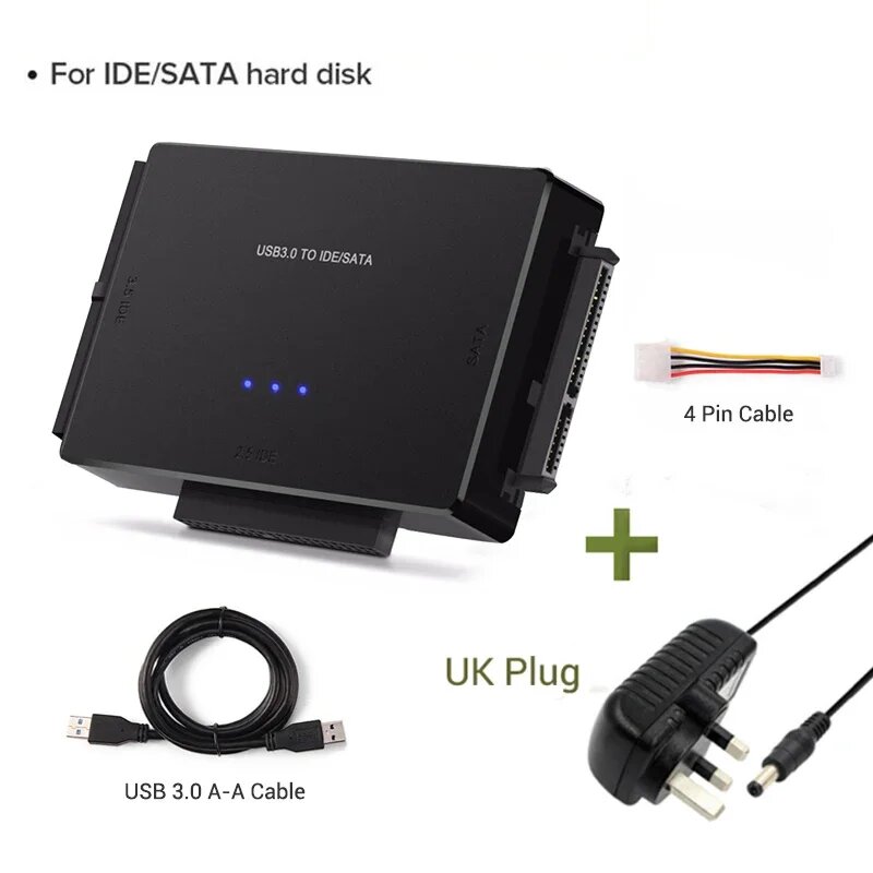 Адаптер SATA/IDE на USB 3.0 MissionFit UK Plug