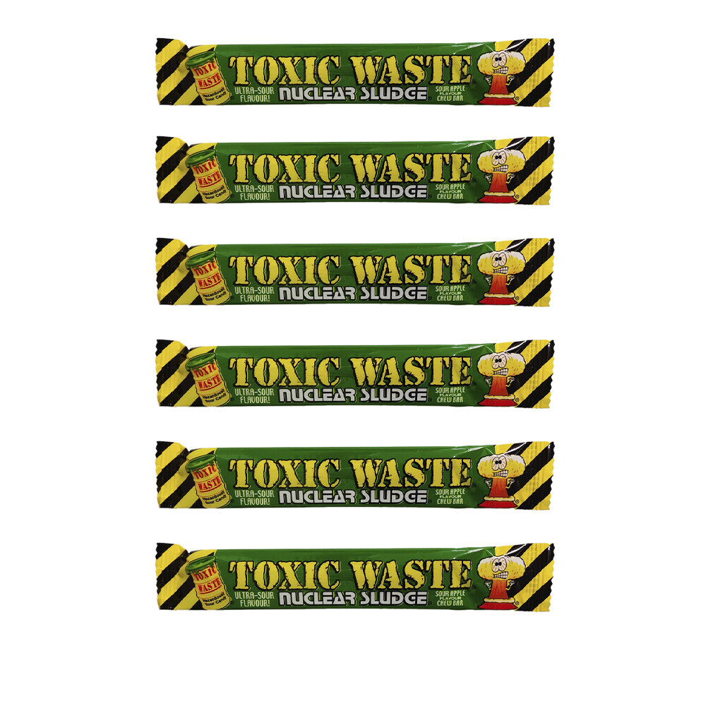 Toxic Waste Nuclear Apple жев. конфета со вкусом яблока 20 гр (6 штук)