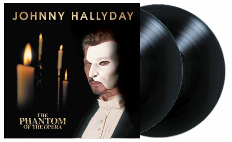 JOHNNY HALLYDAY Phantom Of The Opera Live in Paris 2xLP set limited edition vinyl - Виниловая пластинка