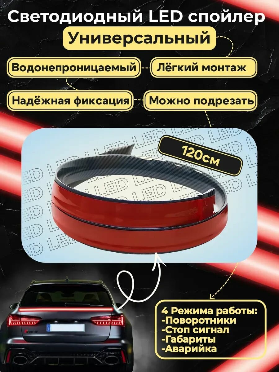 Cветодиодный LED спойлер для EVOLUTE i-SPACE