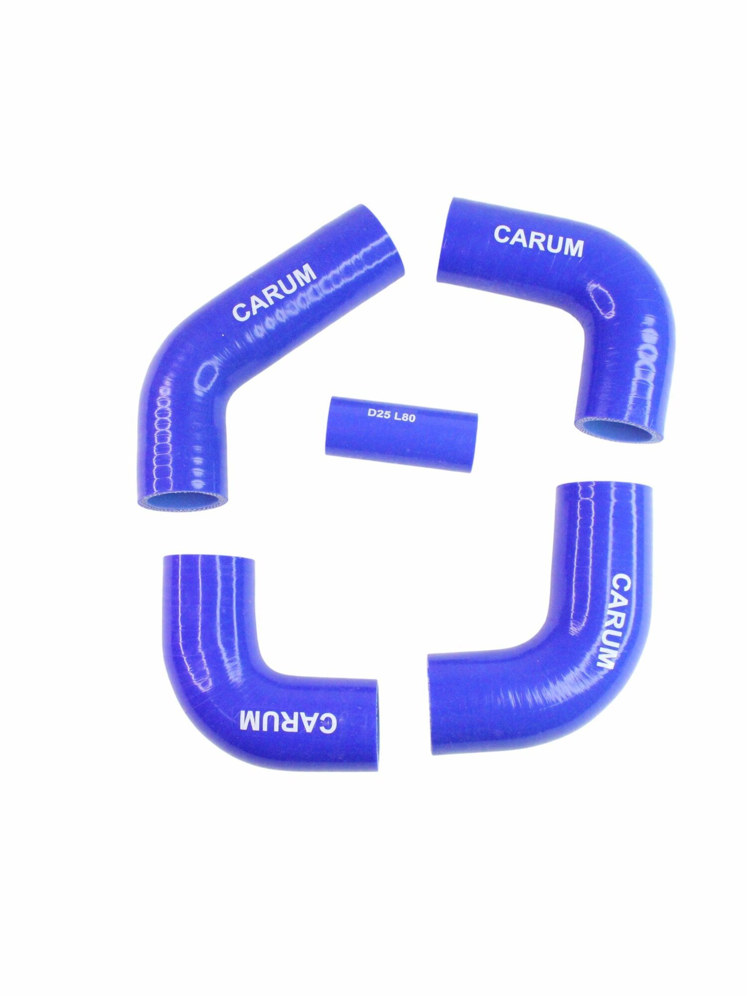 Патрубки радиатора 3302 (405дв. ЗМЗ евро-з) 5шт. силикон, CARUM