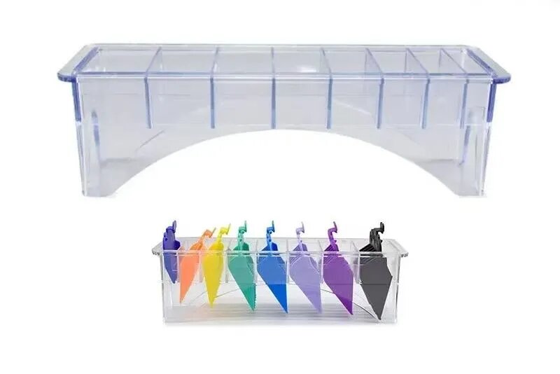 Подставка под насадки для машинок стрижки волос, 8 секций