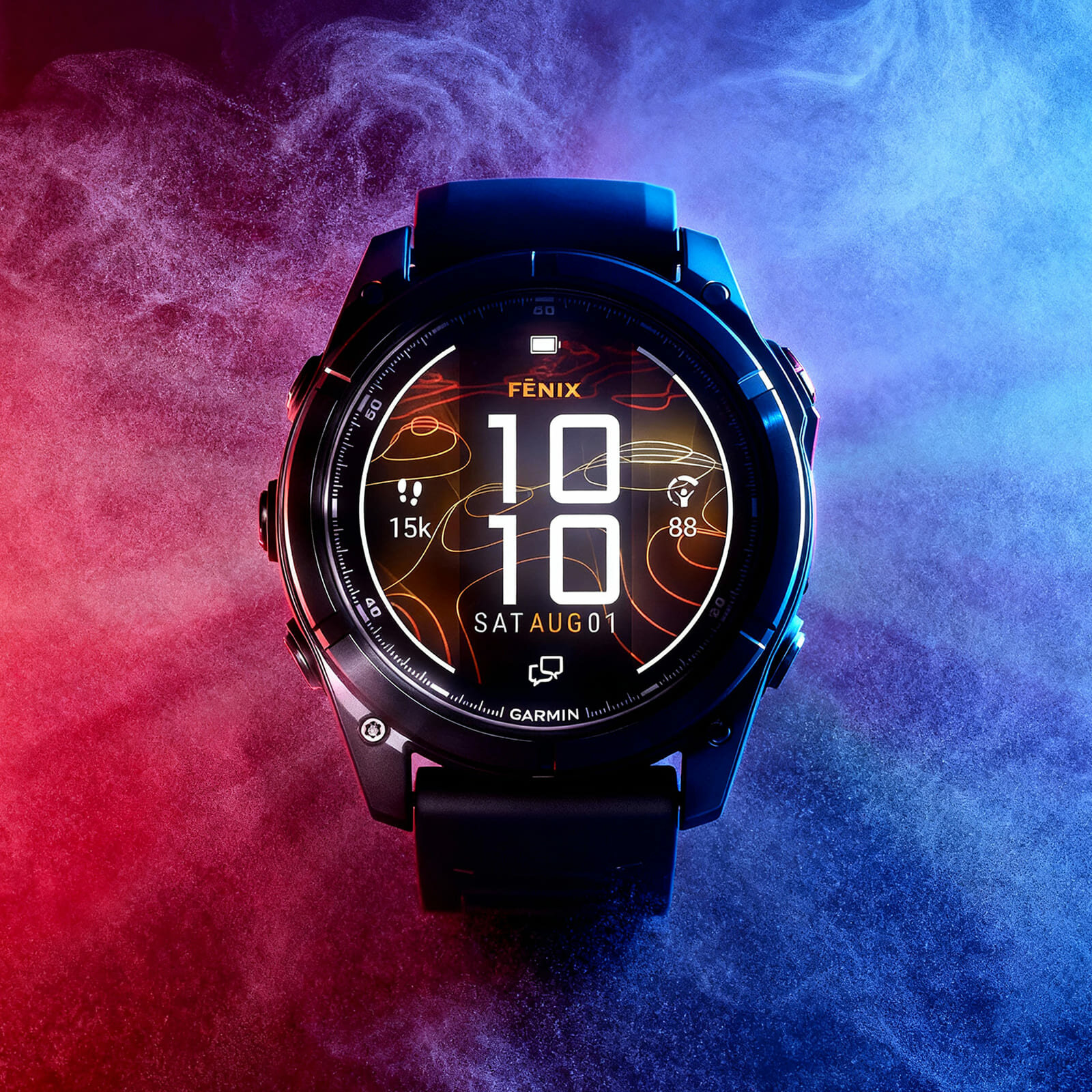 Смарт-часы Garmin Fenix 8 Pro - 51 мм, MicroLED DLC, угольно-серый, черный силиконовый ремешок