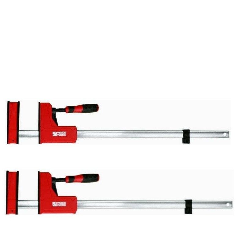 Параллельная струбцина WOODWORK 600x95 мм, усилие прижима 600 кг 2 шт. PCH-6095