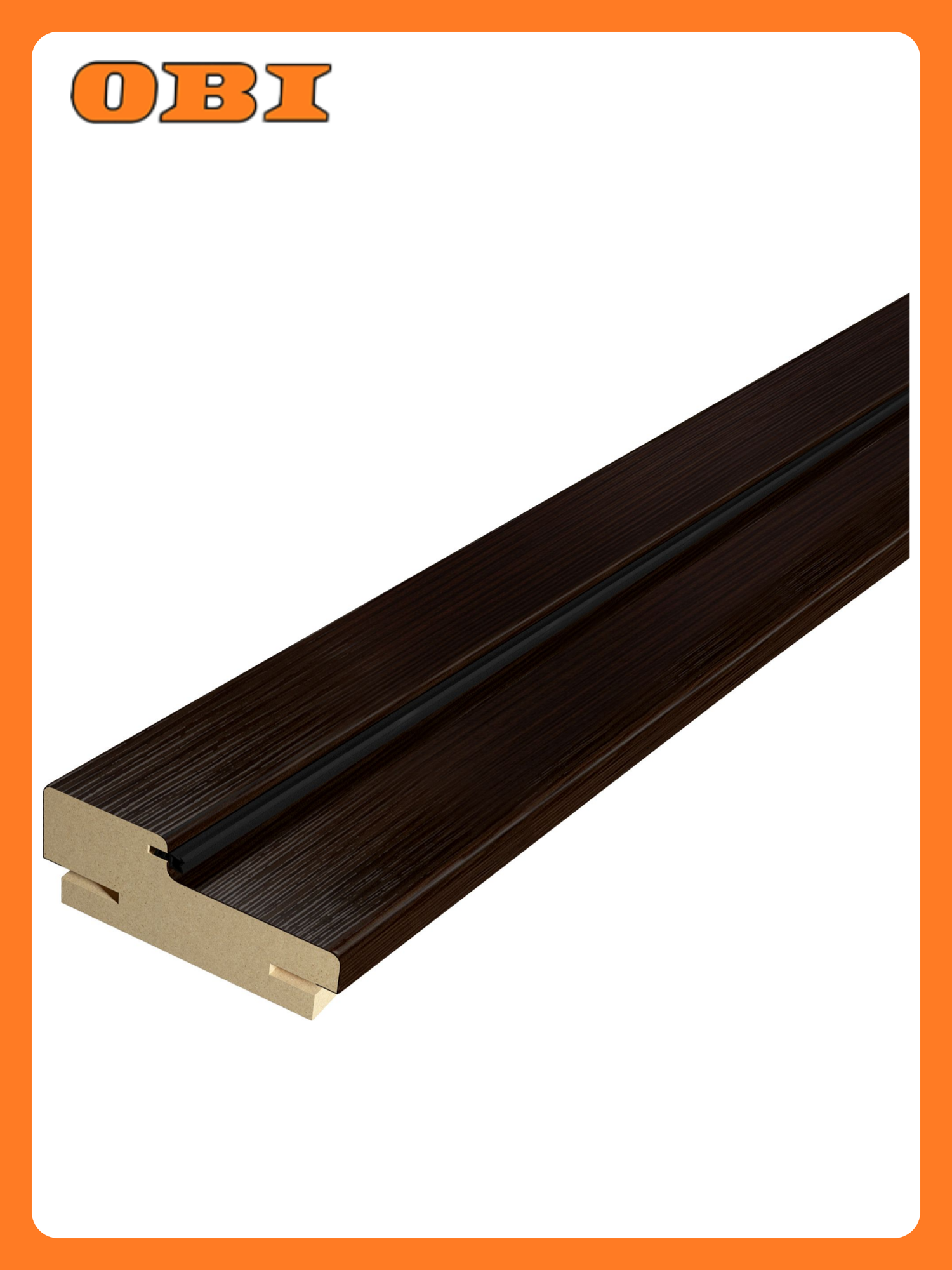 Коробка экошпон 74х28 мм венге