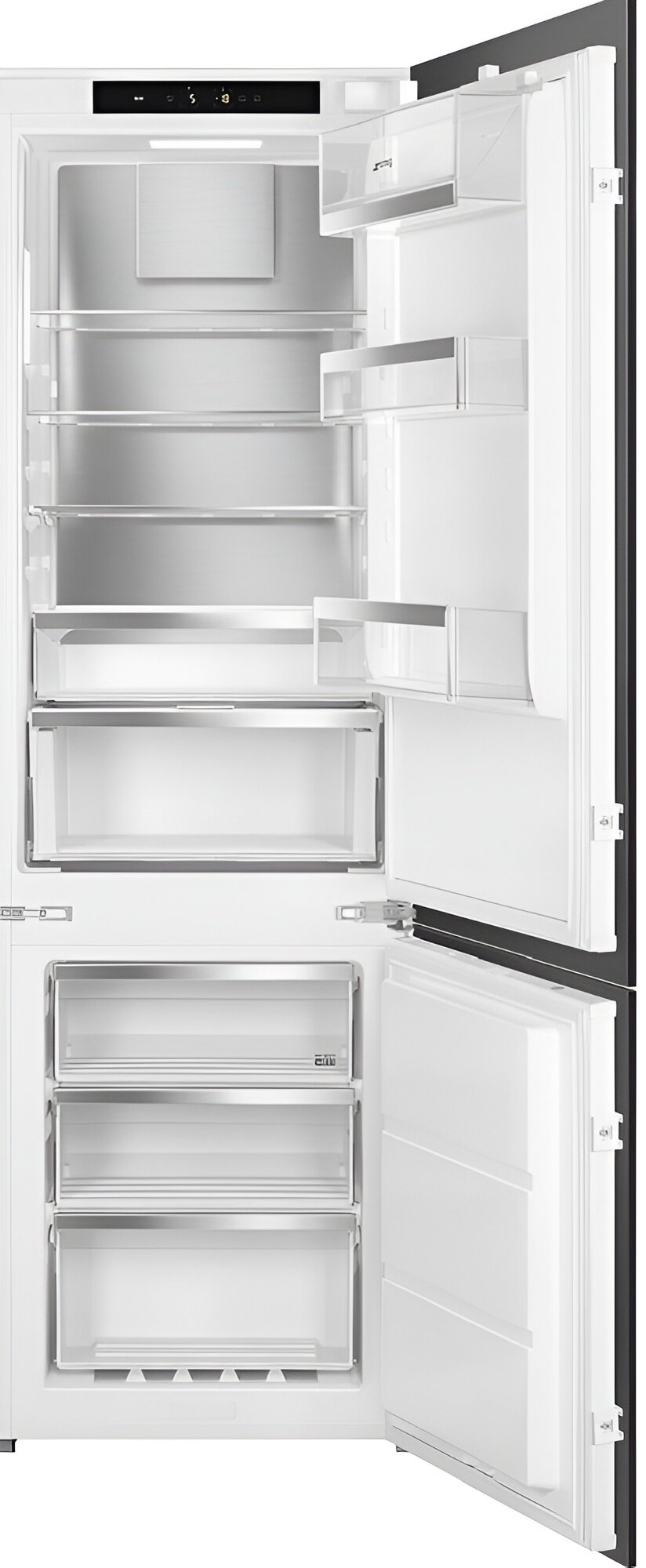 Встраиваемый двухкамерный холодильник Smeg C9174TN5D, инвертор