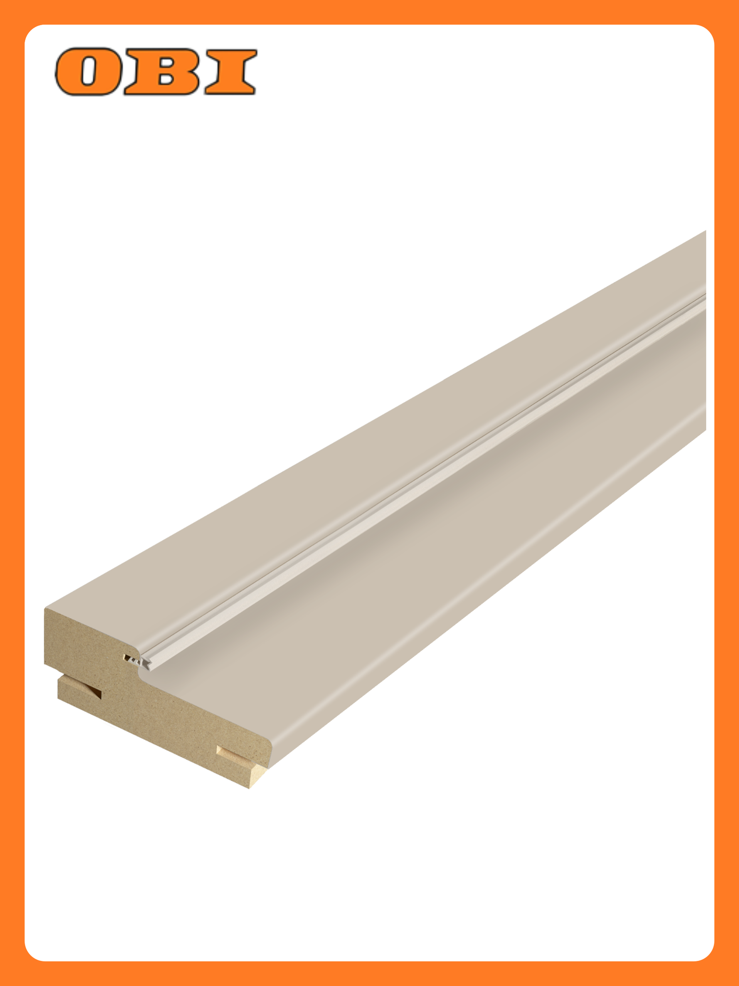 Коробка VELLDORIS Galant, МДФ, бежевая, 74 см x 30 см, 2.5 шт