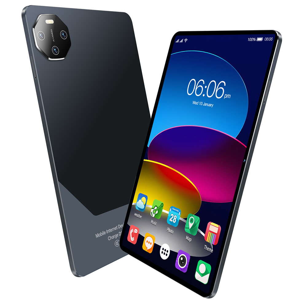 Планшет E70Pro Android 13 10.1 дюймов, экран высокой четкости, восьмиядерный процессор, 8GB+128GB, двойная камера, батарея 6500mAh, цвет: синий, черный, фиолетовый (опционально), тип: US/UK/EU/AU (опционально)