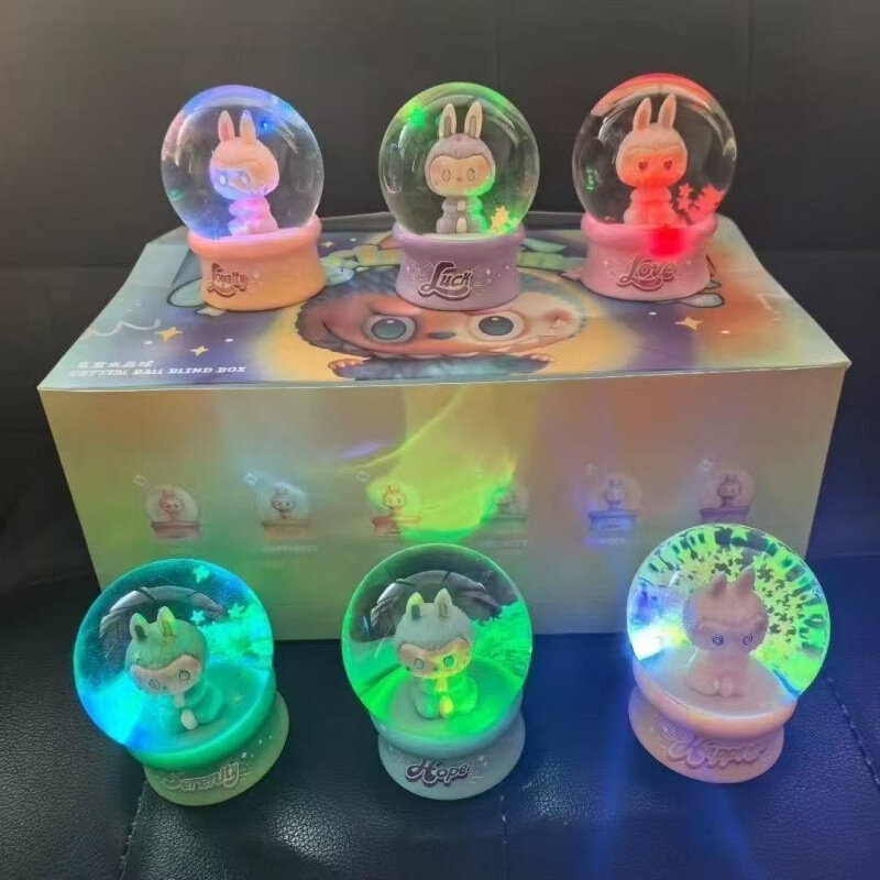 Мягкая виниловая игрушка ZIMOMO Big Boss LABUBU Archangel, 58 см и 38 см, большая кукла в подарочной коробке.