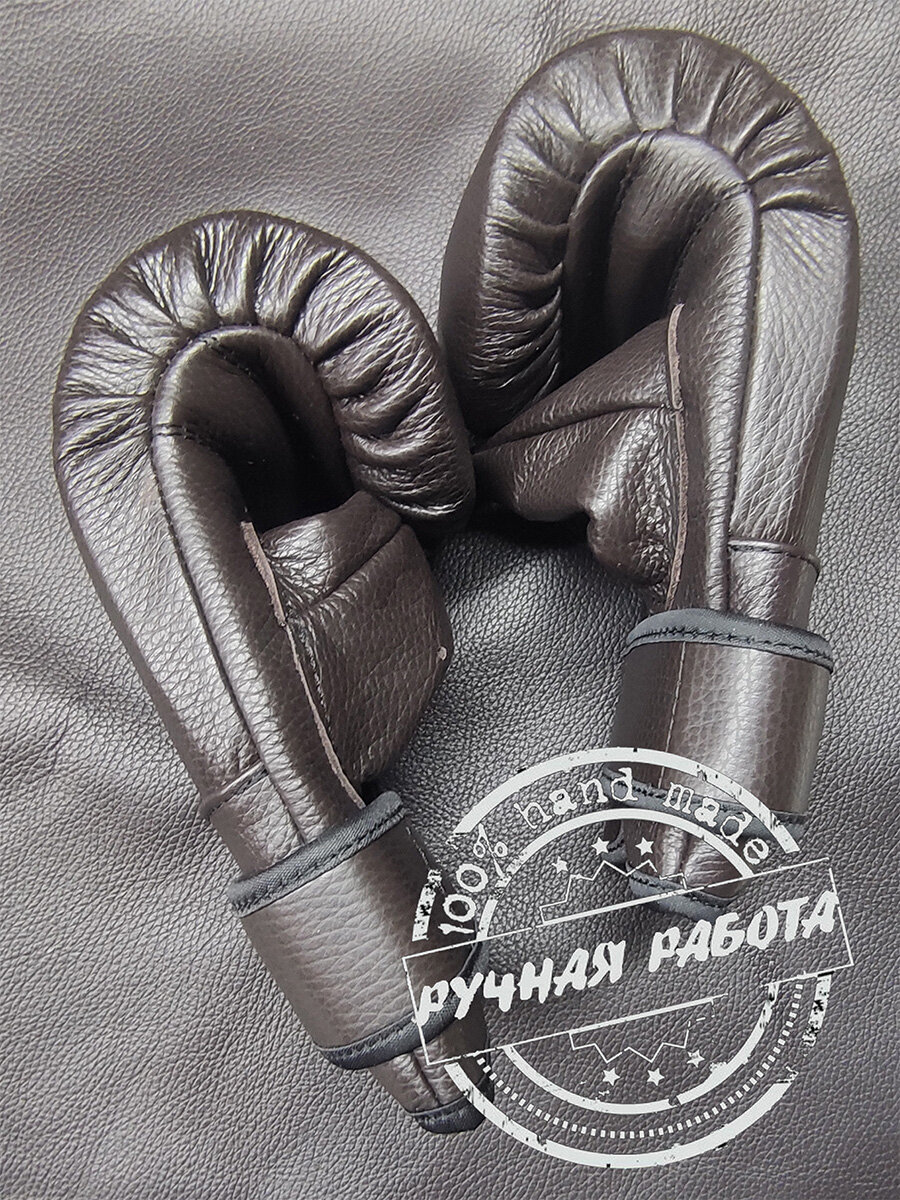 Перчатки снарядные из натуральной кожи, размер М