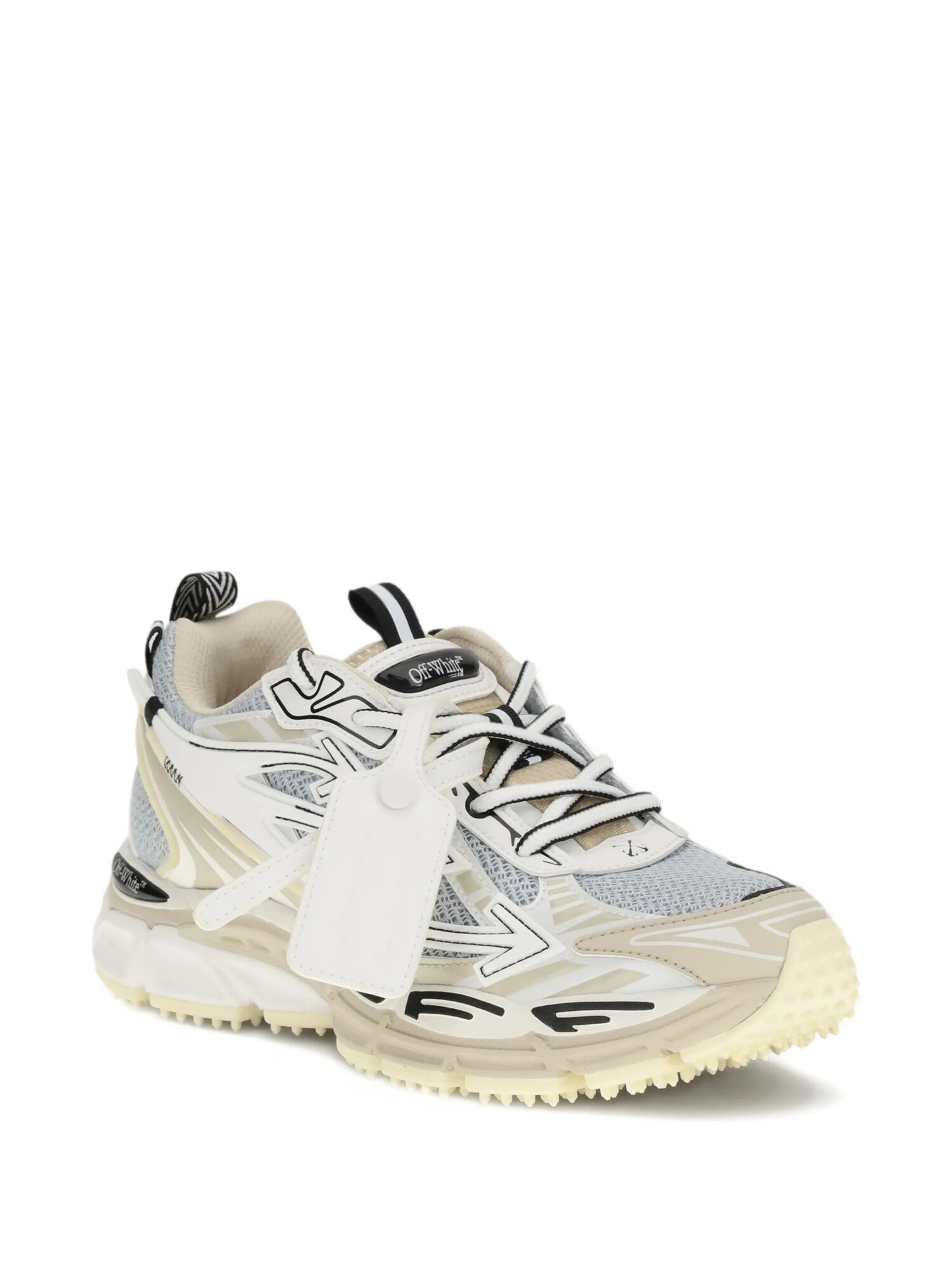 Кроссовки Off-White Be Right Back, размер 37, бежевый/белый — фото 1
