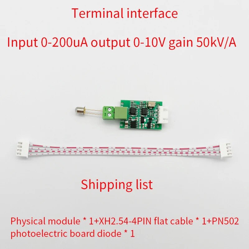 Трансимпедансный усилитель ElecDemo IV-AMP1656SP, 50K