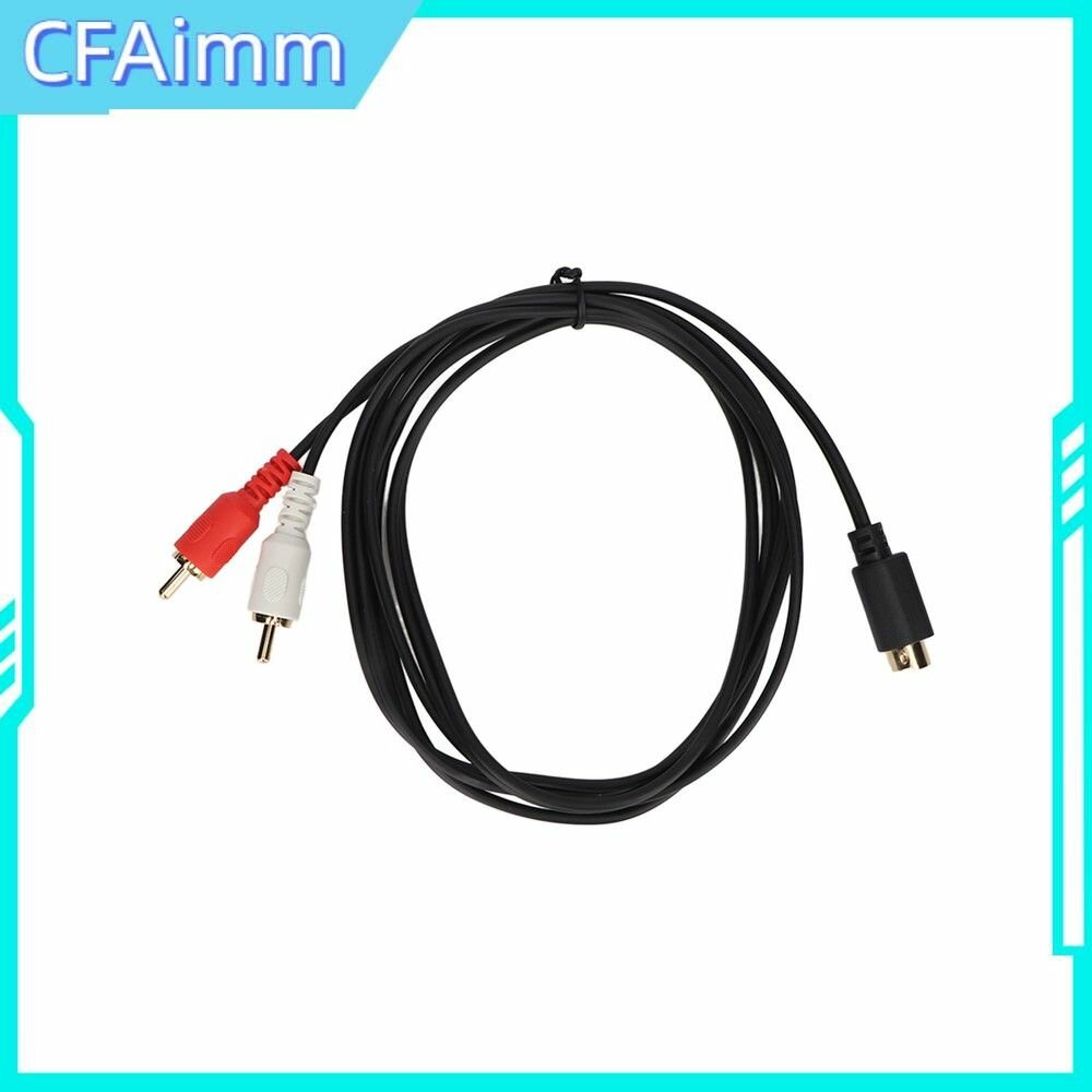 Кабель 4pin к 2 RCA, Y-разветвитель для DVD плееров, видеокамер, 4,9 фута