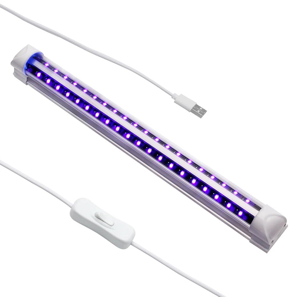 JOYPJLIT Фотолампа фиолетовая 10 Вт USB 32 см