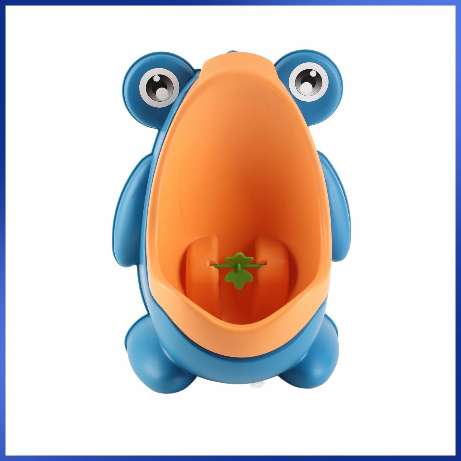 Детский писсуар с милым мультяшным забавным прицелом, настенный писсуар для тренировки мочи для мальчиков, синий