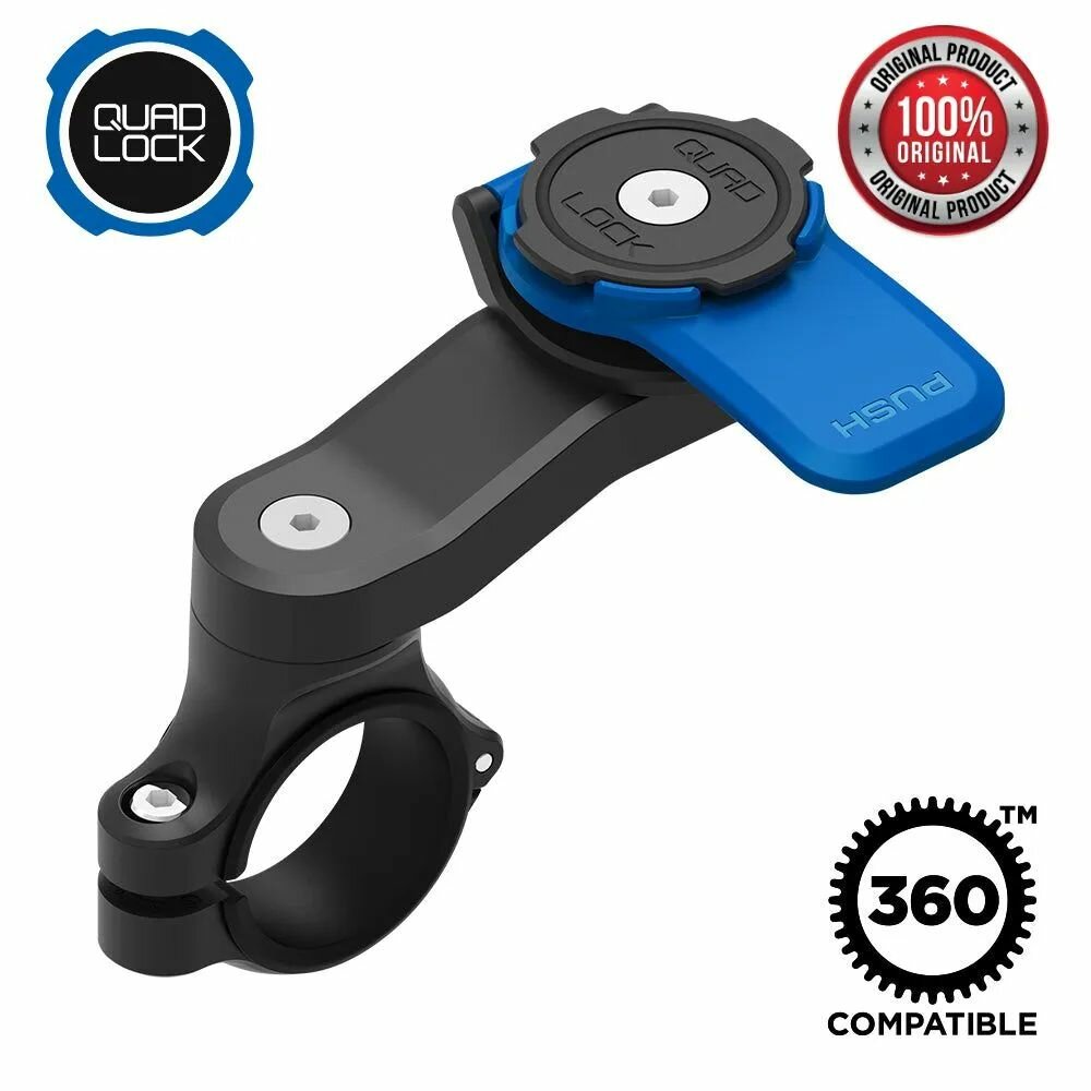 Крепление Quad Lock для телефона на руль мотоцикла
