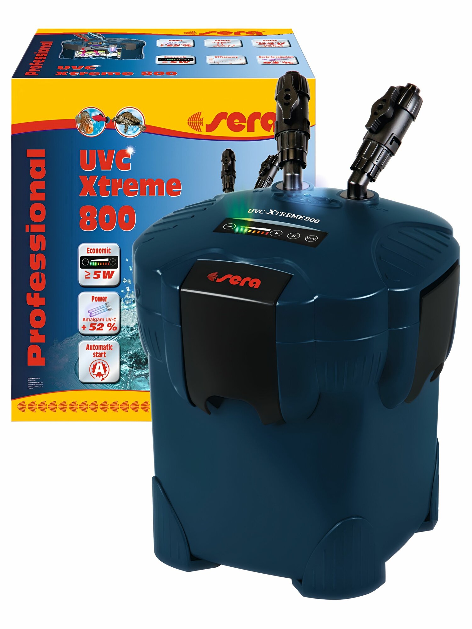 Внешний фильтр для аквариума SERA "UVC-Xtreme 800", 840 л/ч, 32147