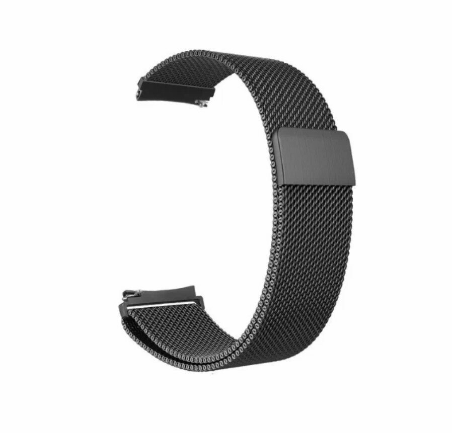 Миланский ремешок-браслет для часов Samsung Galaxy Watch 4 40мм/44мм из нержавеющей стали, с магнитным замком 20 мм
