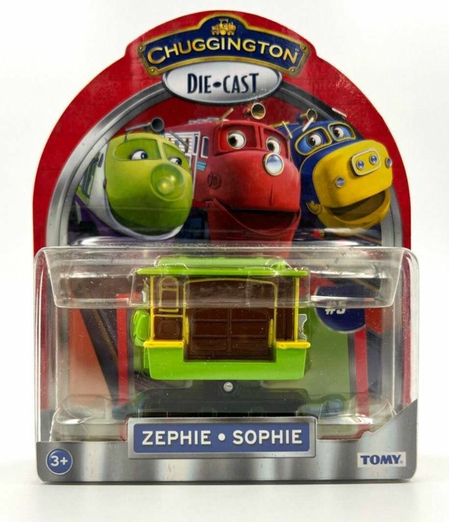 Паровозик Tomy "Chuggington Sophie", металл, пластик, длина 5см
