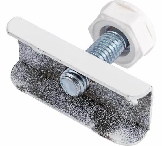 Регулируемый подпятник U-образный, белый 10265