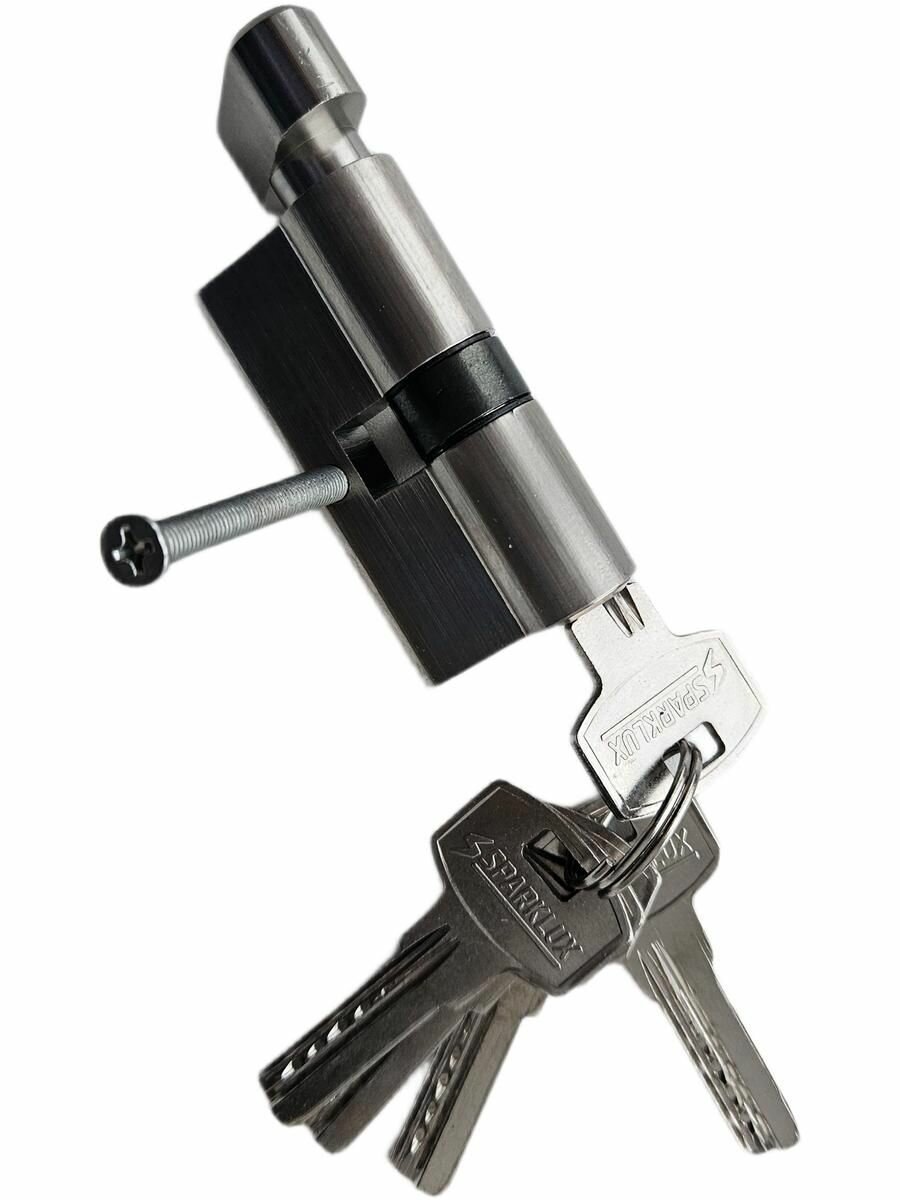 Цилиндр , сердцевина замка 60 мм 5 ключей перфорированных завертка