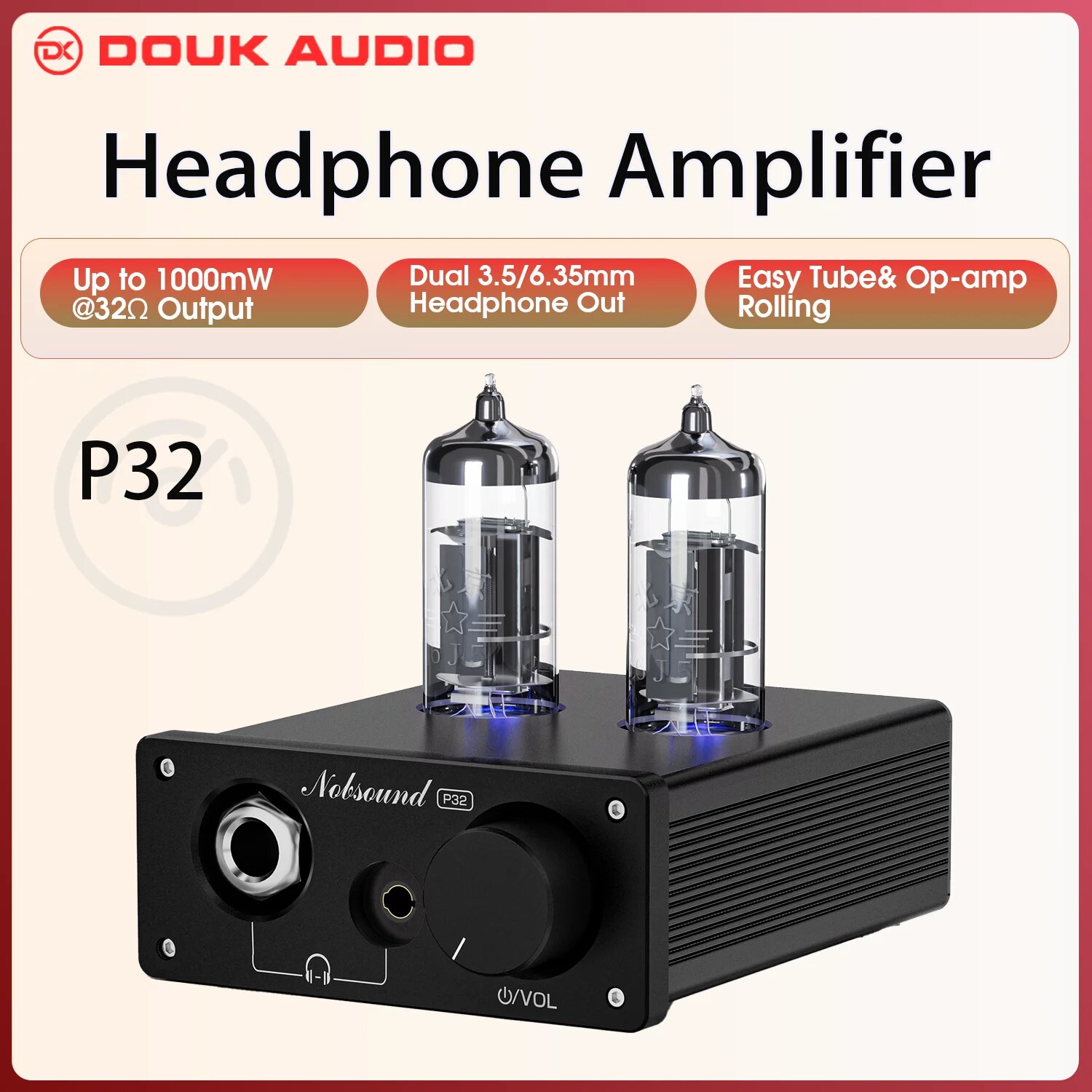 Douk Audio P32 Ламповый предусилитель для наушников