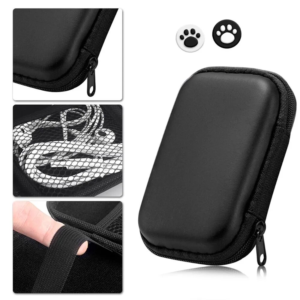 Жесткий чехол из ЭВА с 2 крышками джойстика для Miyoo Mini Plus/RG35XX/R36S/R35S