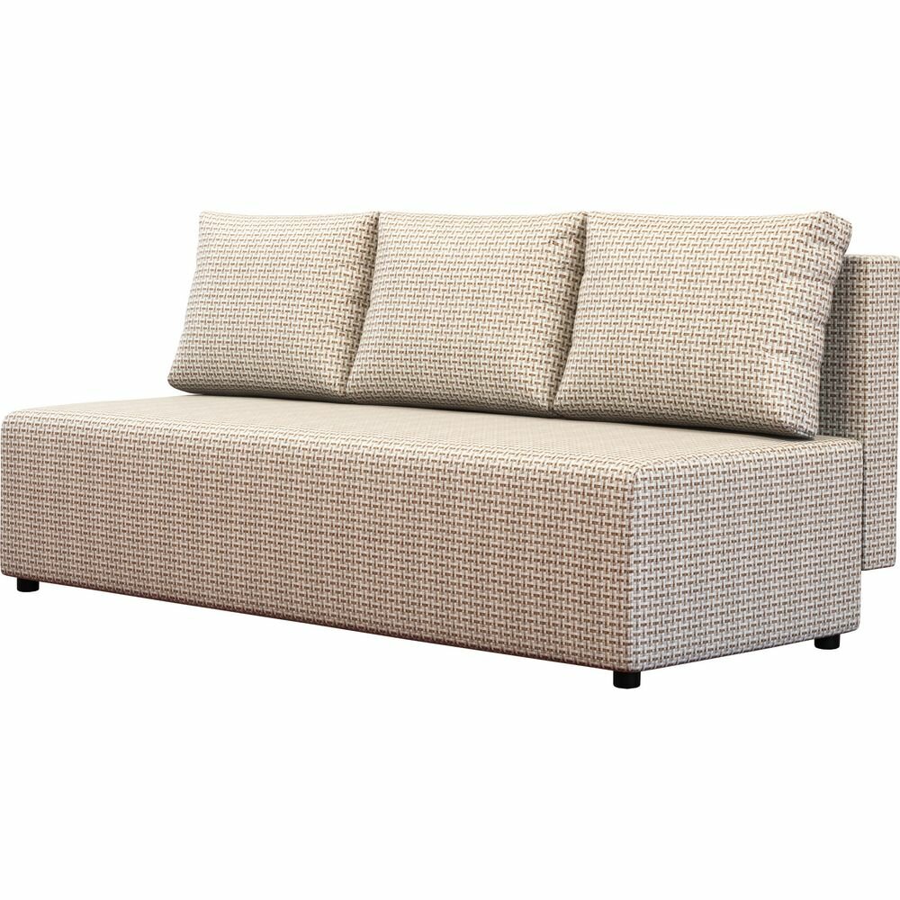 Диван еврокнижка Наш Диван Нексус А7 рогожка бежевая