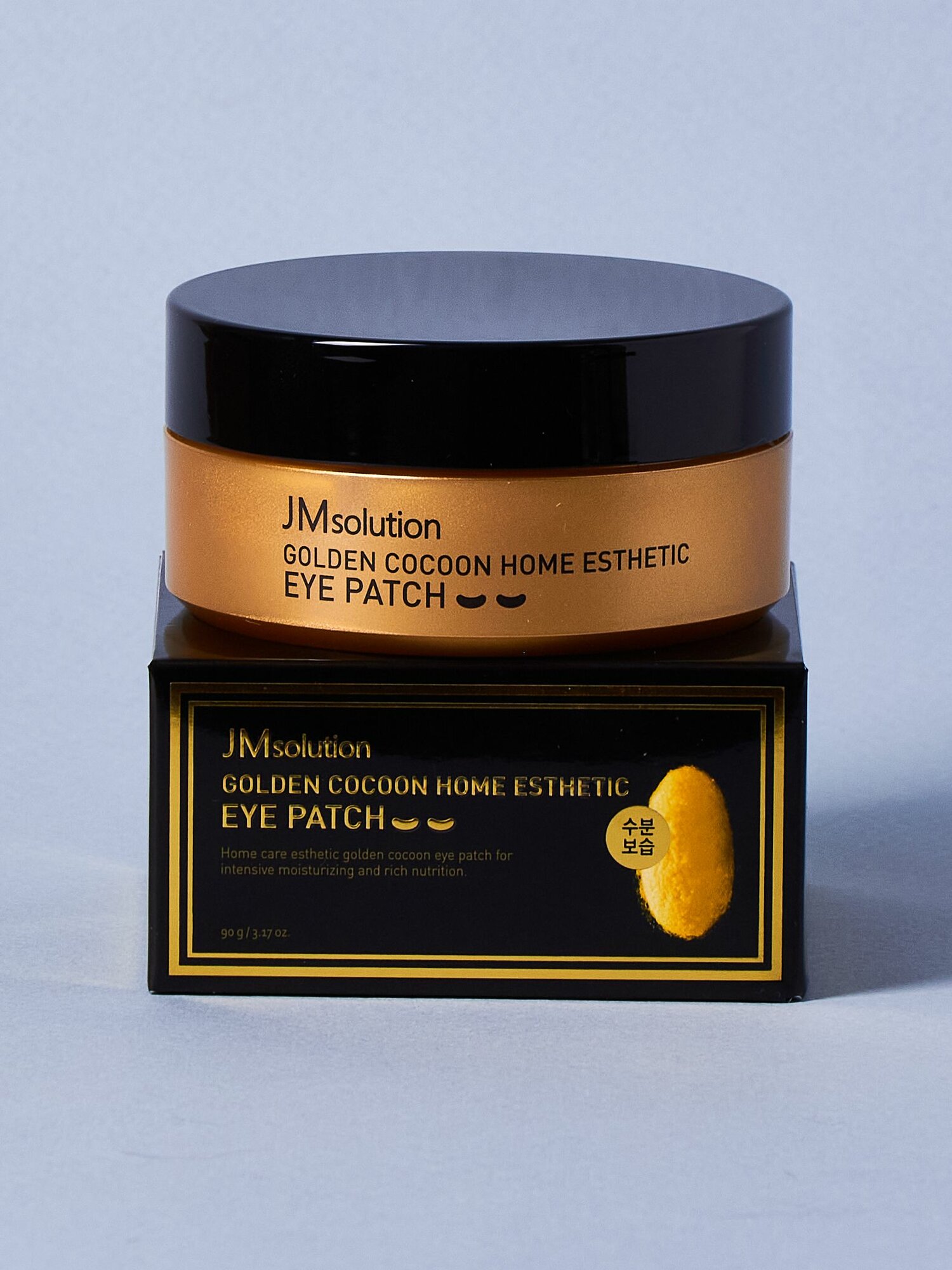 JMsolution Гидрогелевые патчи с протеинами шелка и золота 60шт Golden Cocoon Home Esthetic Eye Patch