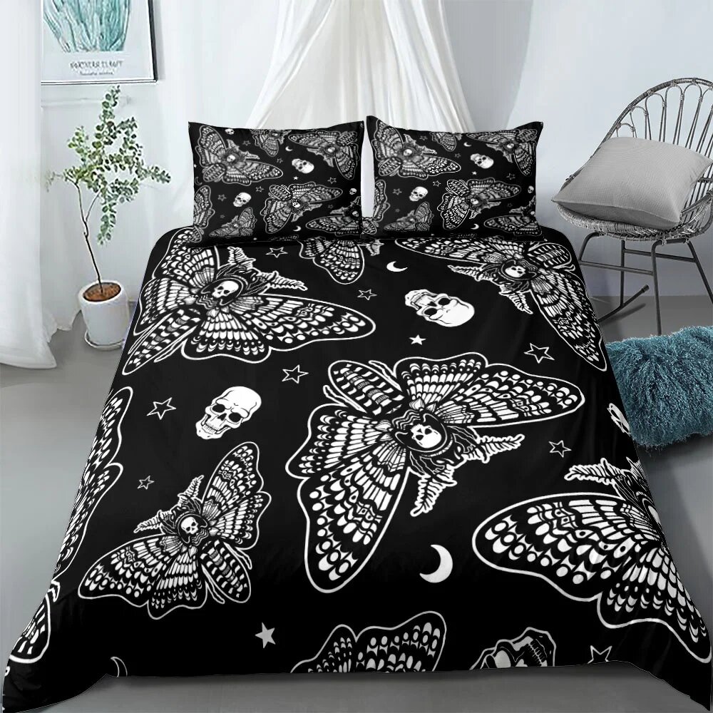 Комплект постельного белья Готический череп dashboywe 200x230cm, 01011moth